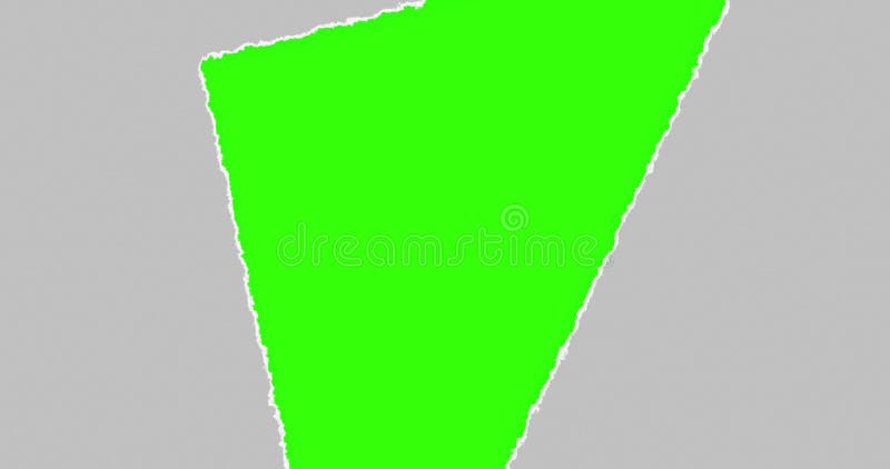 Multi Torn Grey Torn Paper Effect on Chroma Key Green Stock Video ...