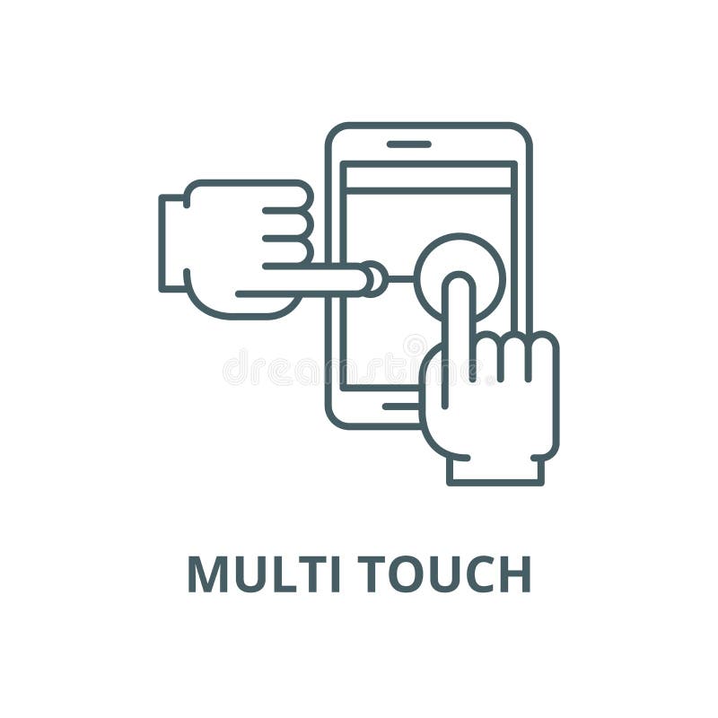 Touch Vector Icons.Hand Cursor Symbol Stock Vector - Illustration of ...