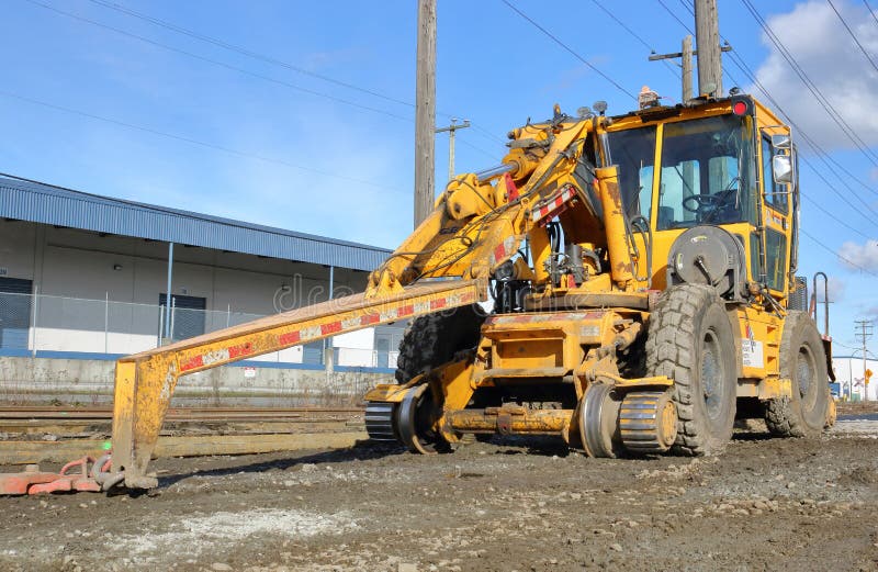 Multi-Use Railroad Equipment Stock Image - Image of unique, machinery ...