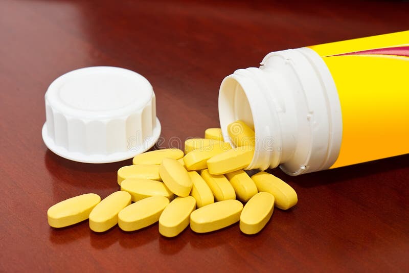 Multi-vitamine Energy Tablets Stock Photo - Image of open, capsule ...