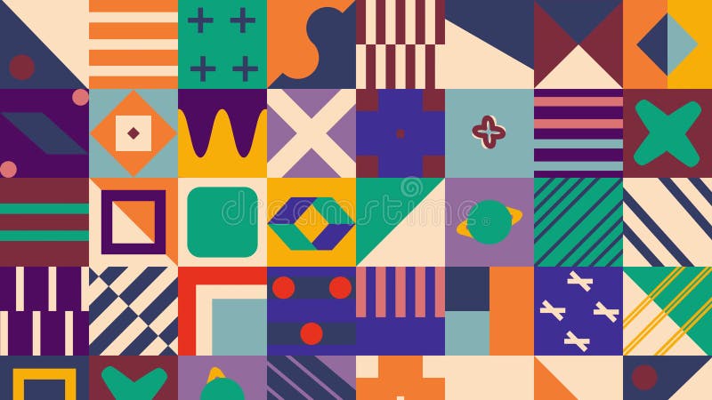 Geometric Animated Background Stock Video - Video of artistic, abstract ...