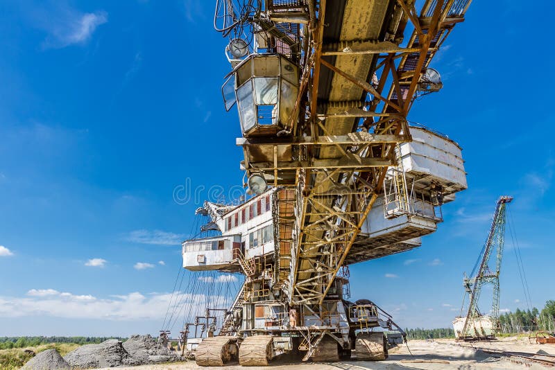 Multibucket Excavator Elements, Giant Stacker Stock Photo - Image of ...
