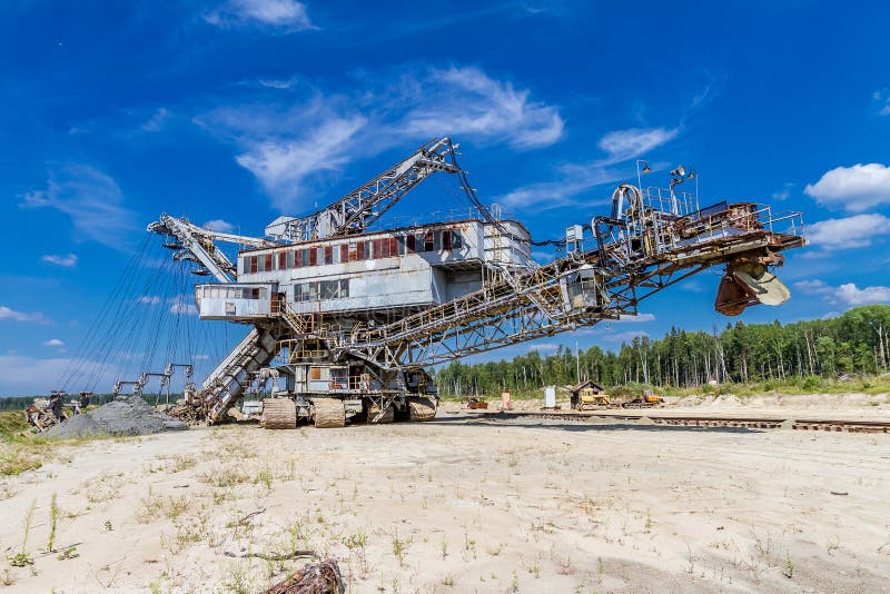 Multibucket Excavator Elements, Giant Stacker Stock Image - Image of ...