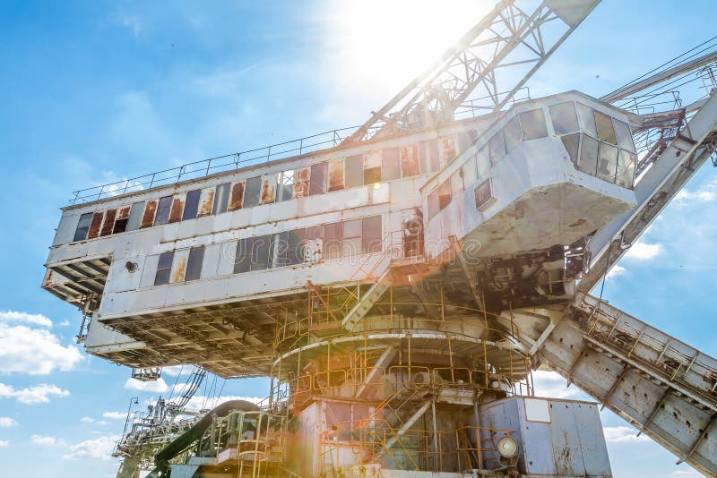 Multibucket Excavator Elements, Giant Stacker Stock Photo - Image of ...