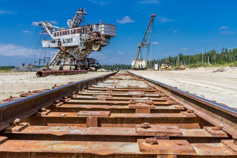 Multibucket Excavator Elements, Giant Stacker Stock Photo - Image of ...