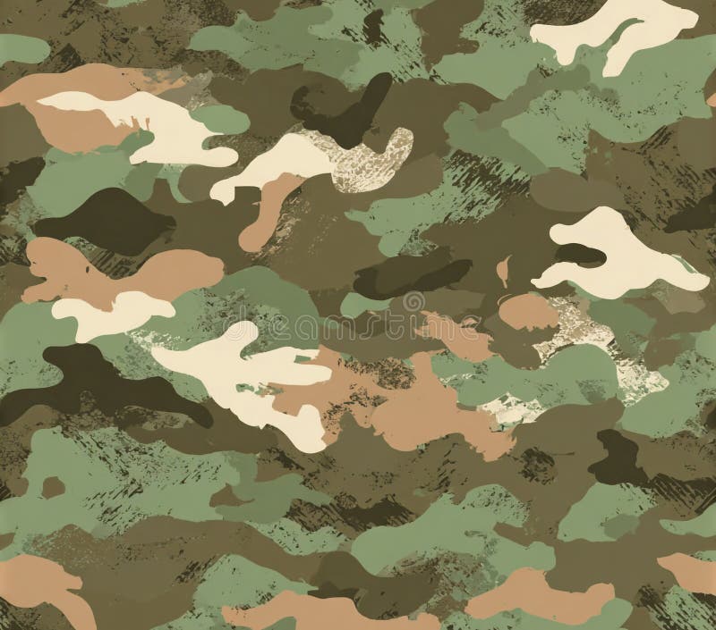 Multicam Camouflage Pattern Military Fabric Texture Stock Illustration ...