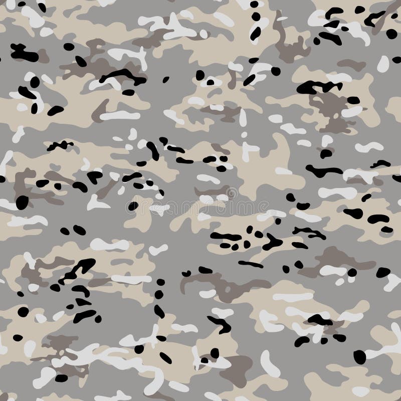 Multicam Camo Seamless Pattern Stock Vector - Illustration of camo ...