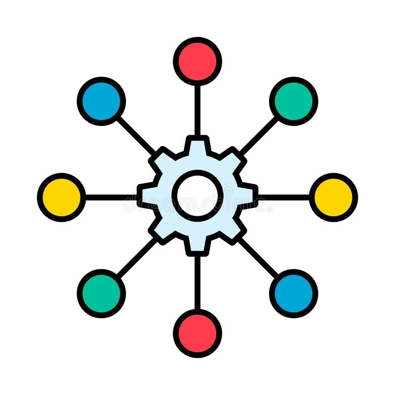 Multichannel Digital Design Icon, Omnichannel Flat Web Symbol, Internet ...