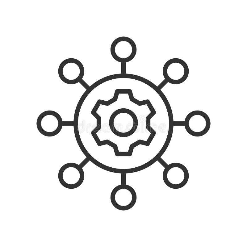 Multichannel Icon in Line Design. Multichannel, Communication ...