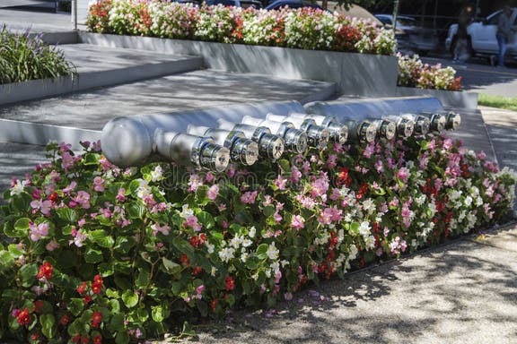 Multichannel Street Fire Hydrant Stock Photo - Image of bloom, outdoor ...