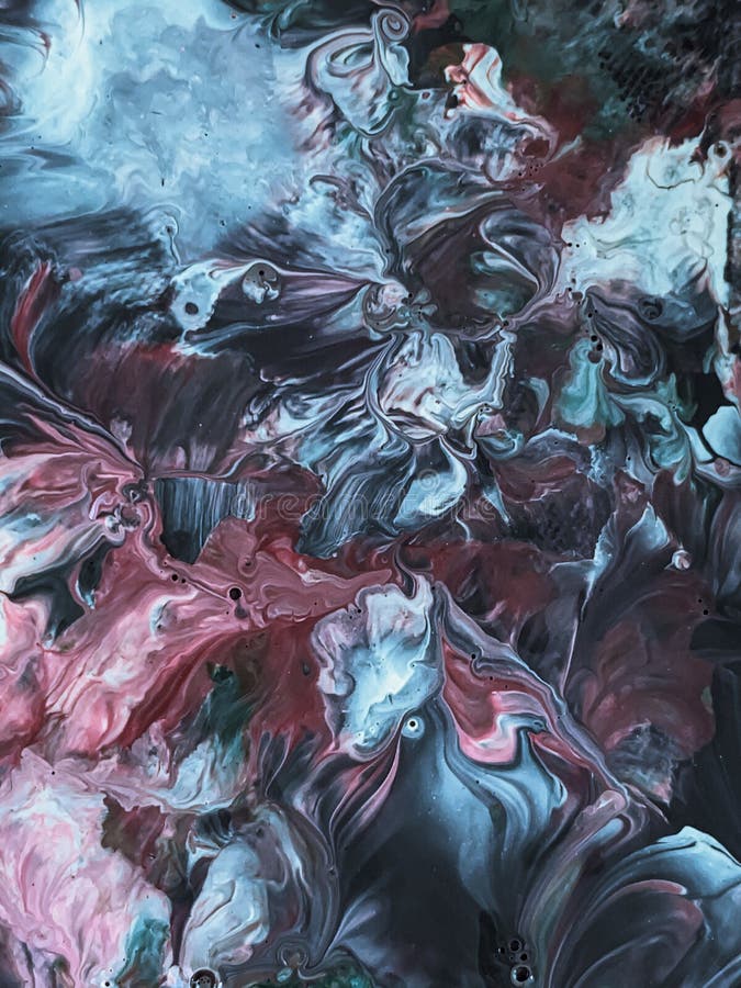 Multicolor Abstract Acrylic Oil Painted Background Stock Photo - Image ...