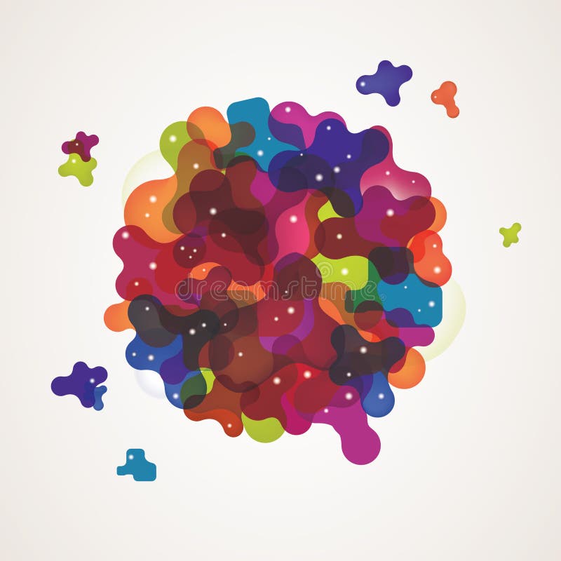 Multicolor Abstract Background Stock Vector - Illustration of digital ...