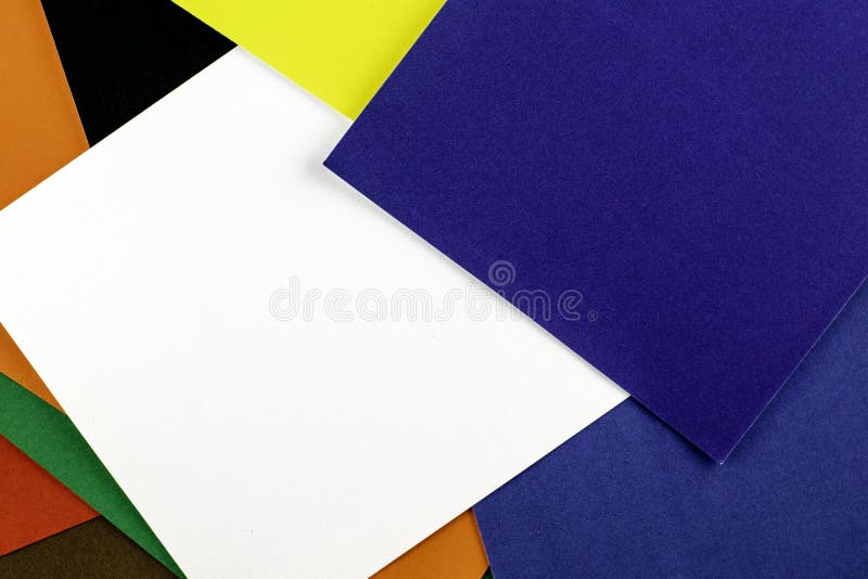 Multicolor Abstract Background Made of Colored Paper Sheets Stock Photo ...