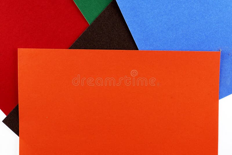 Multicolor Abstract Background Made of Colored Paper Sheets Stock Photo ...
