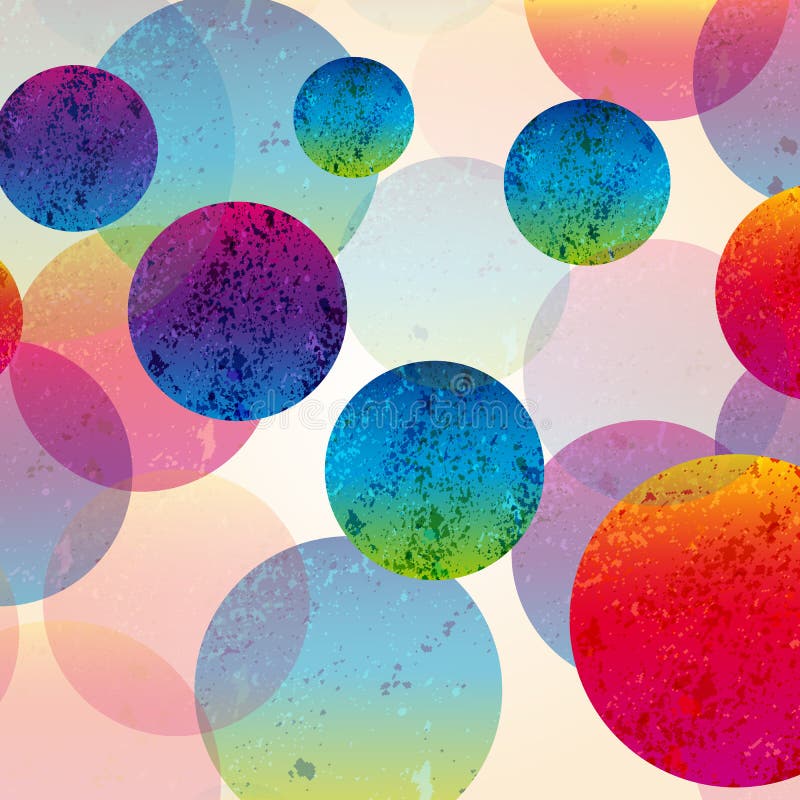 Multicolor Abstract Bright Background. Circles Elements for Design ...