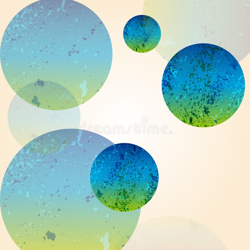 Multicolor Abstract Bright Background. Circles Elements for Design ...