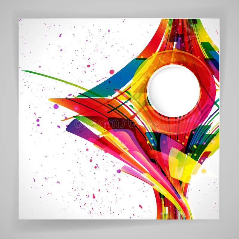 Multicolor Abstract Bright Background. Elements for Design Stock Vector ...