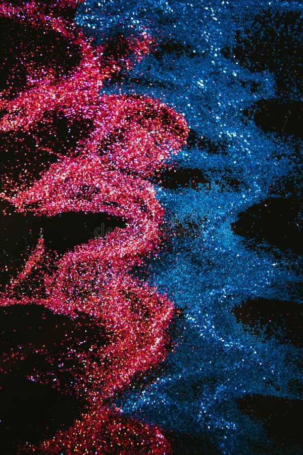 Multicolor Glitter Background Nature Elements Stock Photo - Image of ...