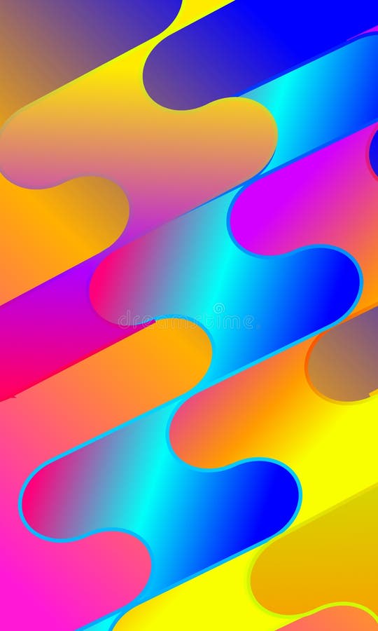 Multicolor Abstract Illustration for Background and Wallpaper Stock ...