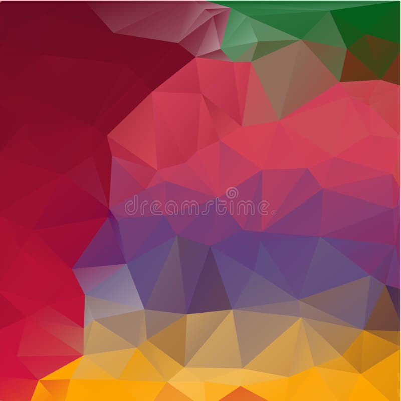 Multicolor Abstract Low Poly Geometric Polygonal Background Vector ...