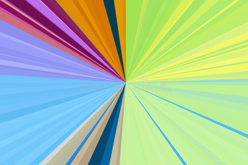 Multicolor Abstract Rays Background. Colorful Stripes Beam Pattern ...