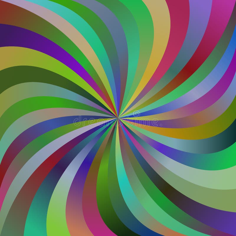 Multicolor Spiral Background, Modern Beauty Computer Generated Art ...