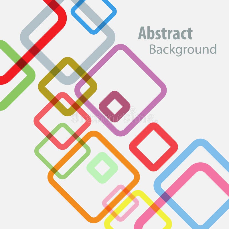 Multicolor Abstract Vector Background Stock Illustration - Illustration ...
