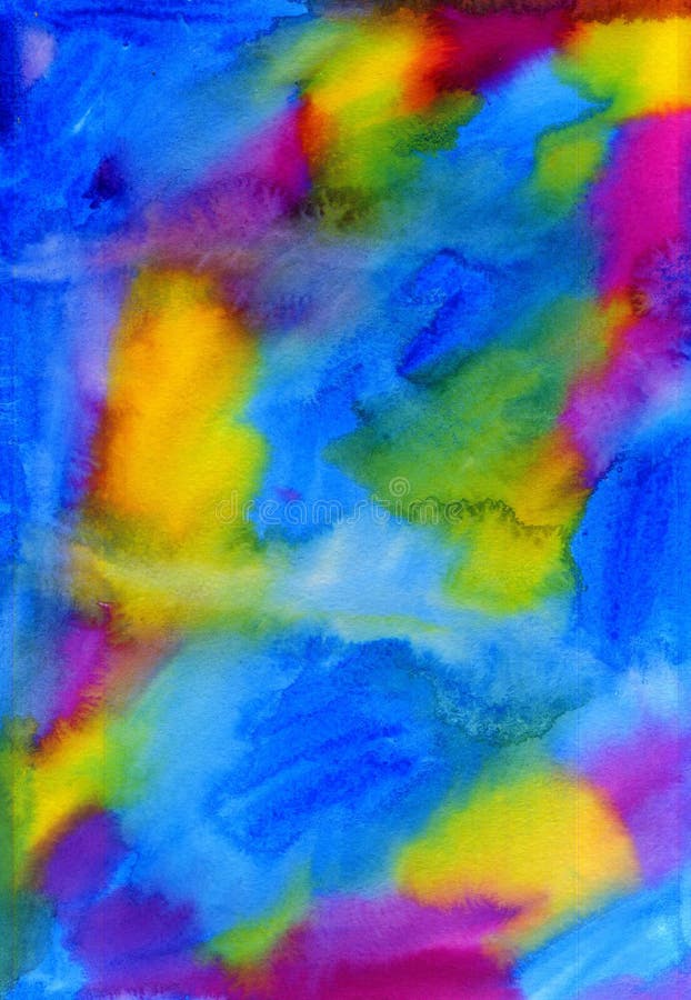 Multicolor Abstract Watercolor Texture Background for Design. Oil ...