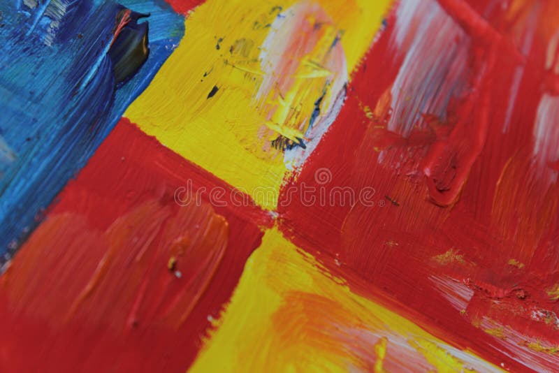 Multicolor Acrylic Paint Texture Abstract Stock Illustration ...