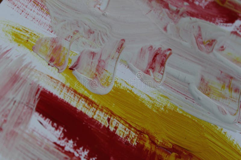 Multicolor Acrylic Paint Texture Abstract Stock Image - Image of good ...