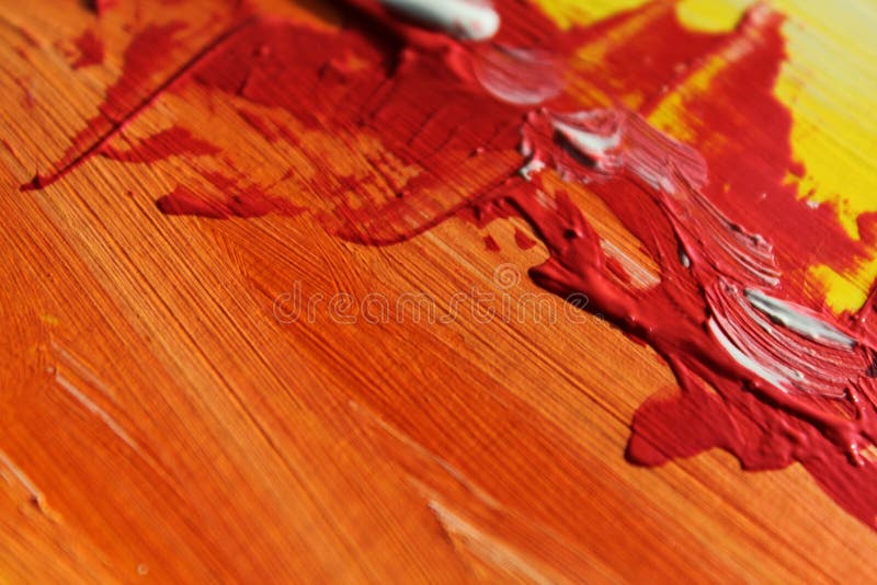 Multicolor Acrylic Paint Texture Abstract Stock Photo - Image of ...