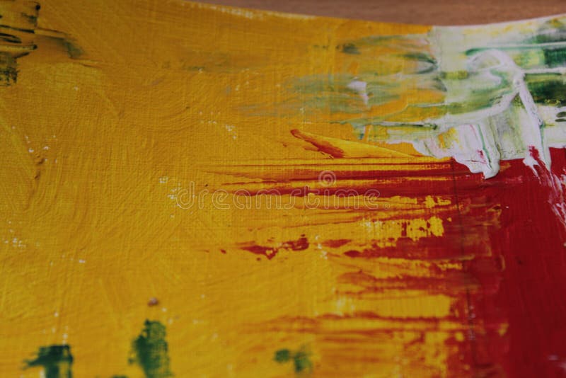 Multicolor Acrylic Paint Texture Abstract Stock Photo - Image of ...