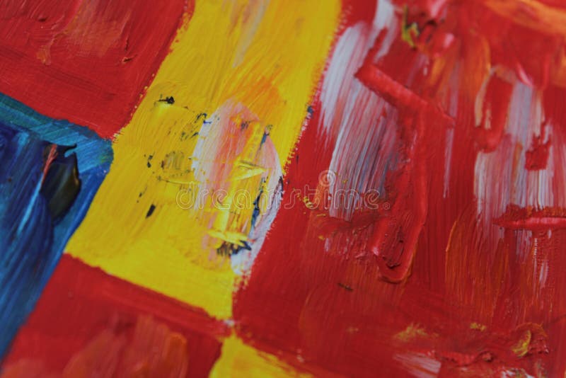 Multicolor Acrylic Paint Texture Abstract Stock Photo - Image of love ...