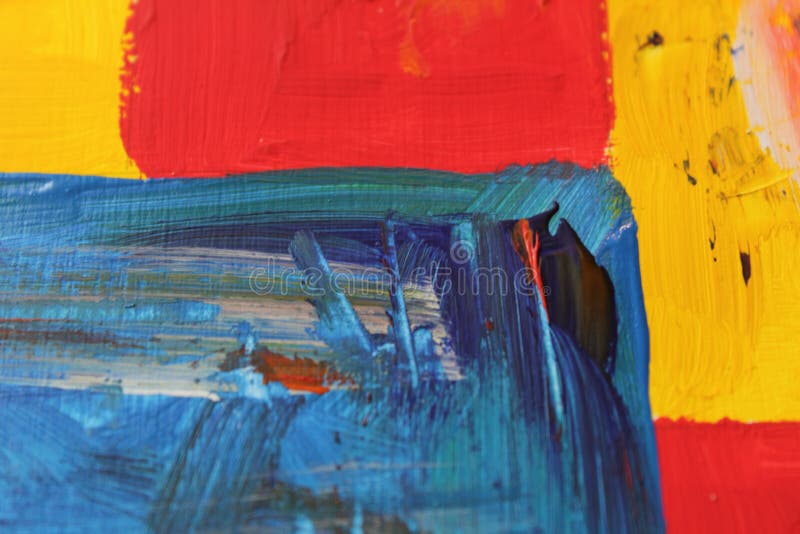 Multicolor Acrylic Paint Texture Abstract Stock Illustration ...