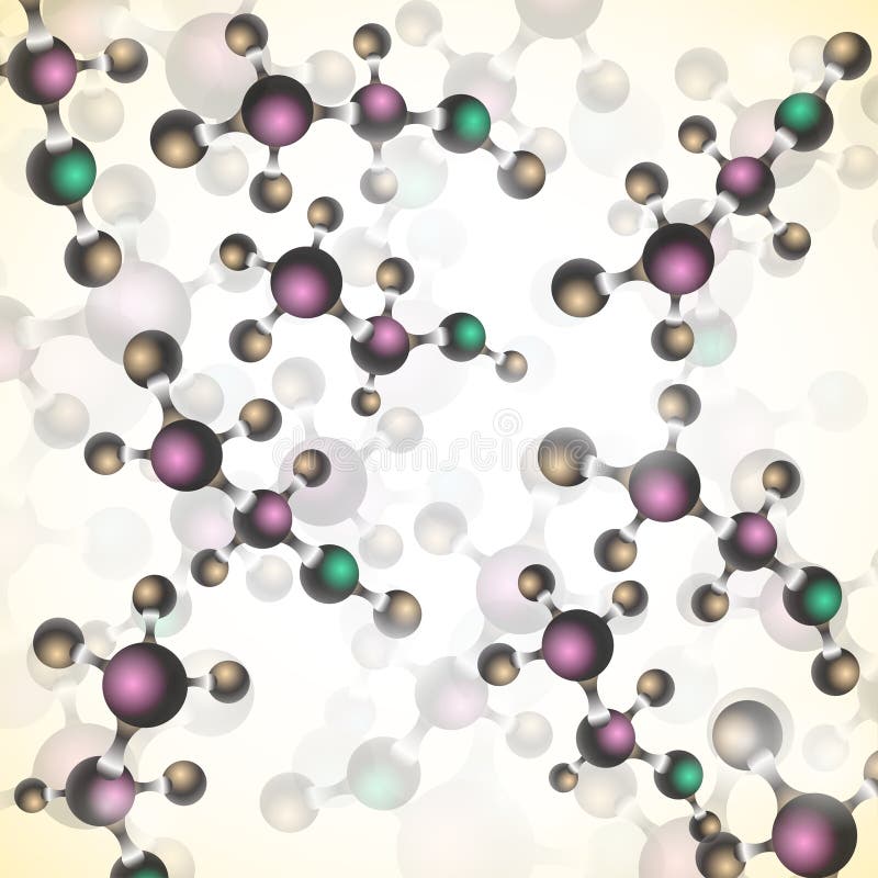 Multicolor Alcohol Molecules Background for Fabric, Paper and Web ...