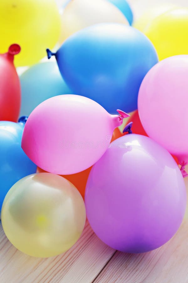 Multicolor balloons stock photo. Image of event, celebrate - 40666832