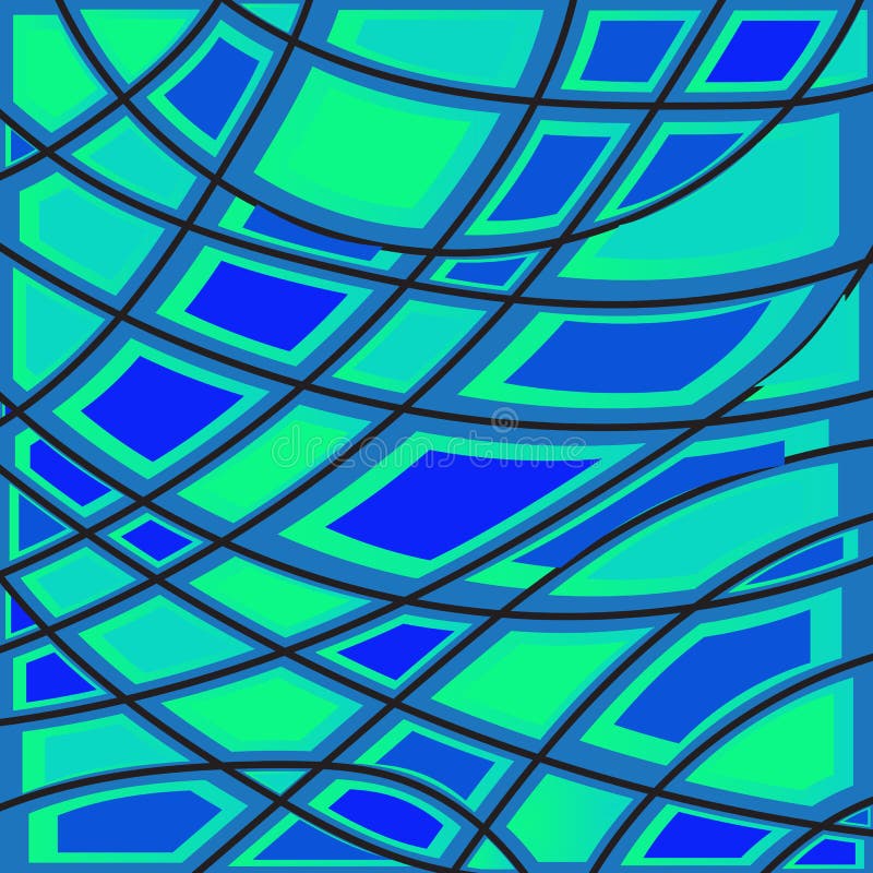 Multicolor Blue Geometric Graphic Background Stock Vector ...