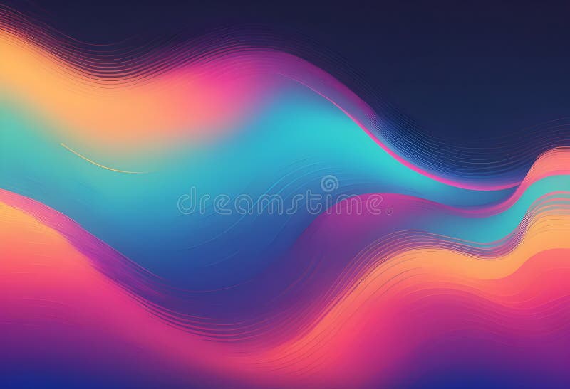 Multicolor Blurred Gradient Background with a Rough Grainy Texture and ...