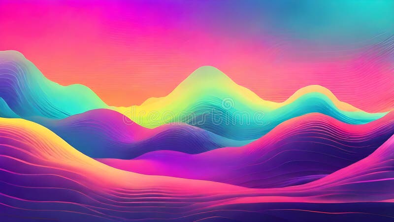Multicolor Blurred Gradient Background with a Rough Grainy Texture and ...