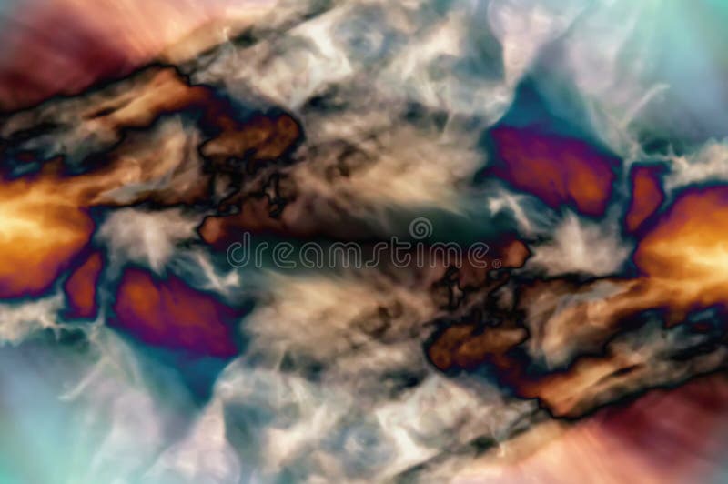 Multicolor Blurred Marble Illustration. Trendy Background for Design ...