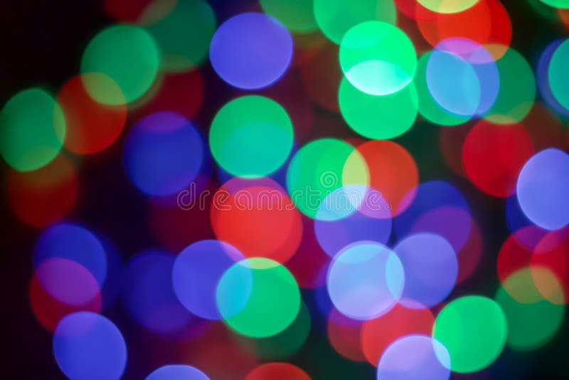 Multicolor Bokeh of LED Light. Stock Image - Image of blue, colorful ...