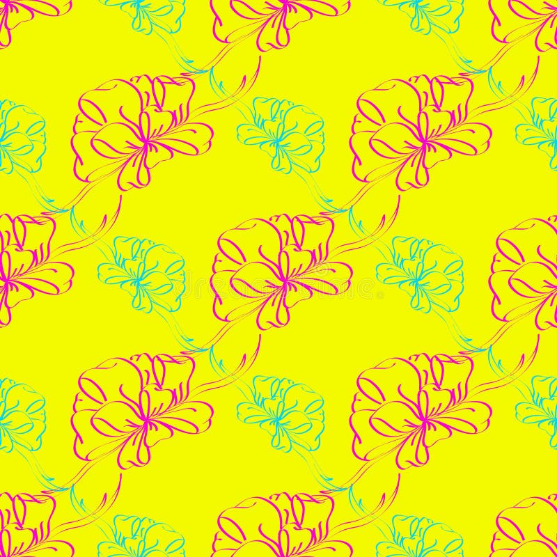 Multicolor Bow and Ribbon Bright Seamless Pattern Stock Vector ...