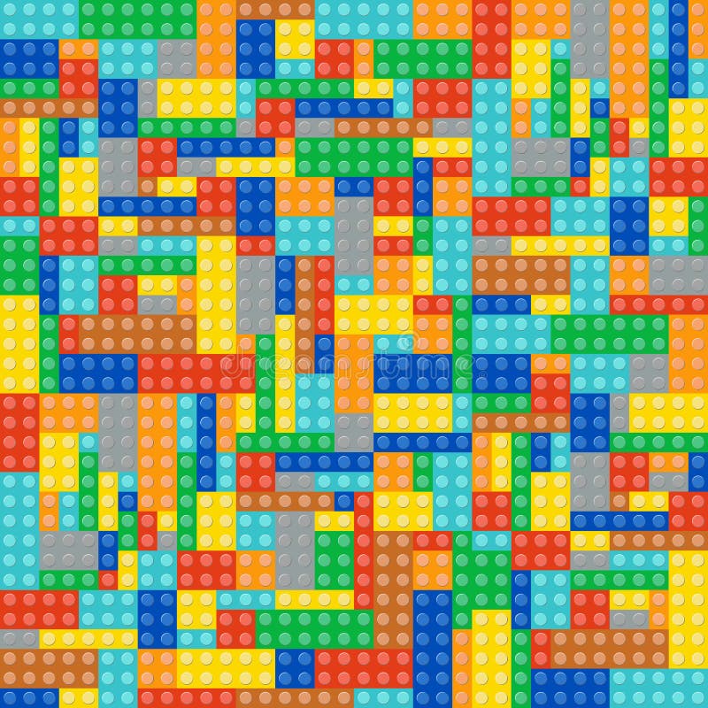 Multicolor Brick Lay Texture Wallpaper, Vector Illustration Stock ...