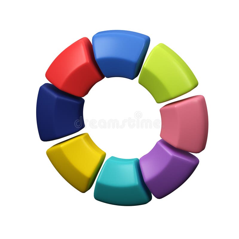 Multicolor Business Pie Chart for Reports, Presentations and ...