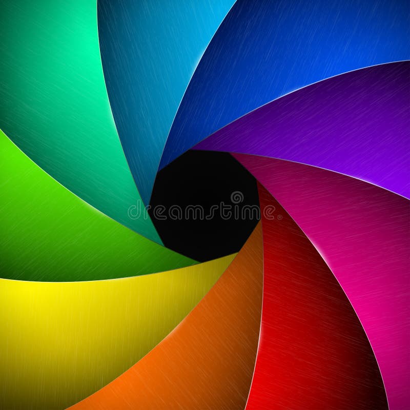 Camera lens shutter stock vector. Illustration of hole - 29770800