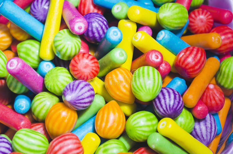 Multicolor Candy stock photo. Image of sugar, long, hard - 27247198