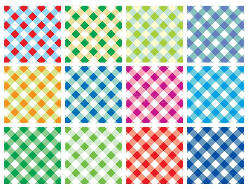 Multicolor Checkered Vector Background Stock Illustration ...