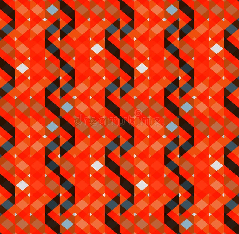 Multicolor Chevron Style Seamless Pattern. Stock Vector - Illustration ...