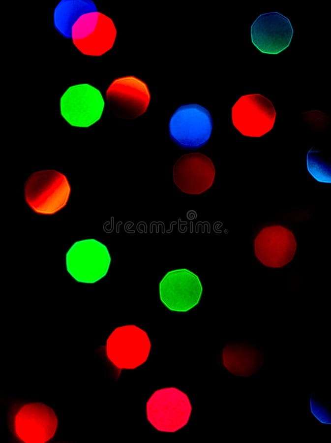 Multicolor Christmas Lights Abstract Background Stock Image - Image of ...