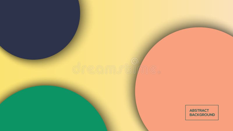 Multicolor Circle Paper Cut Abstract Background Vector Illustration ...